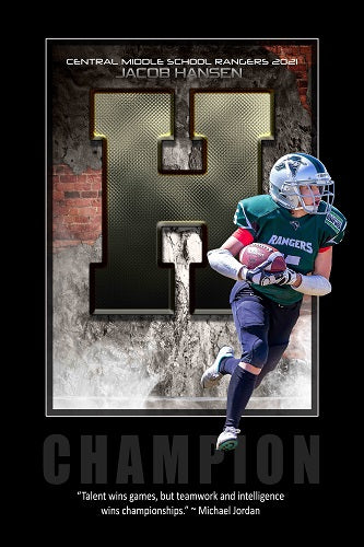 Teamwork Sports Poster