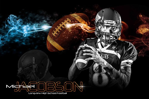 Fire & Ice Football – Youth Sports Posters